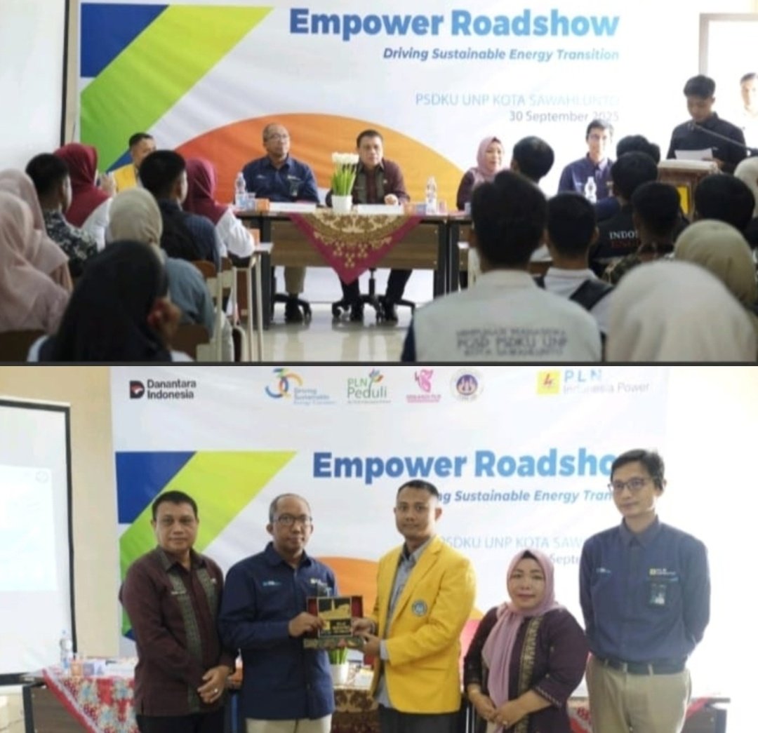 PLN Indonesia Power Gelar Empower Roadshow Bersama UNP di Sawahlunto, Angkat Tema “Driving ...